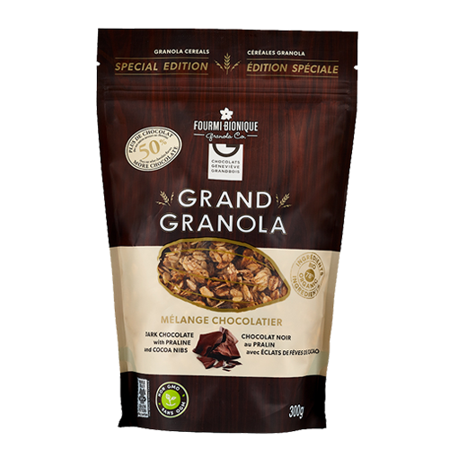 Granola chocolat bio La Fourmi bionique, grossiste épicerie fine